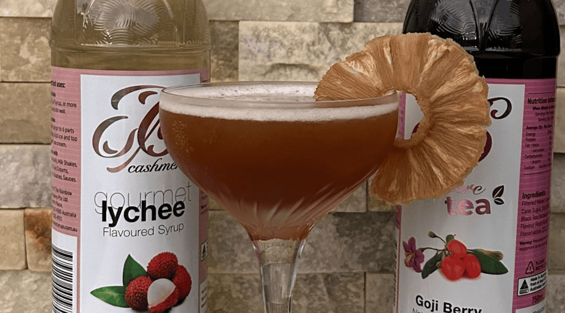 Sip into Exotic Bliss: The Lychee and Goji Berry Martini – Cashmere Syrups