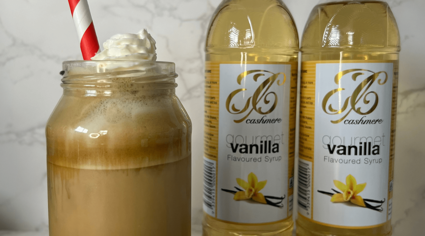 Iced Vanilla Latte Recipe – Cashmere Syrups