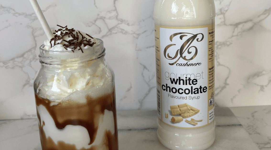Decadent White Chocolate Milkshake Recipe – Cashmere Syrups