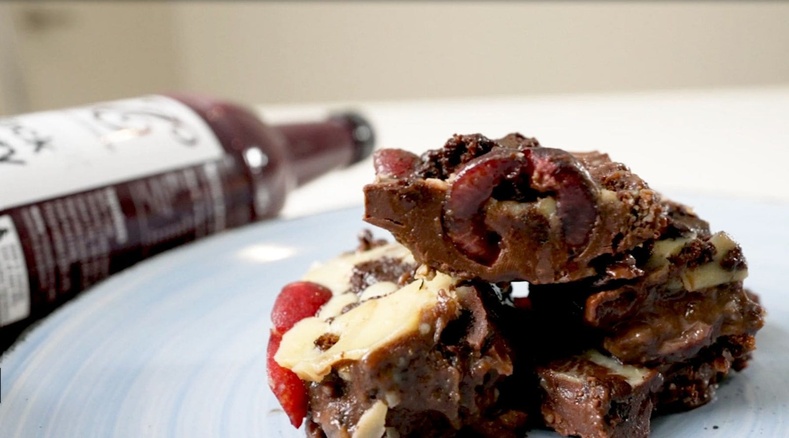 The Perfect Chocolate Cherry Slice – Cashmere Syrups