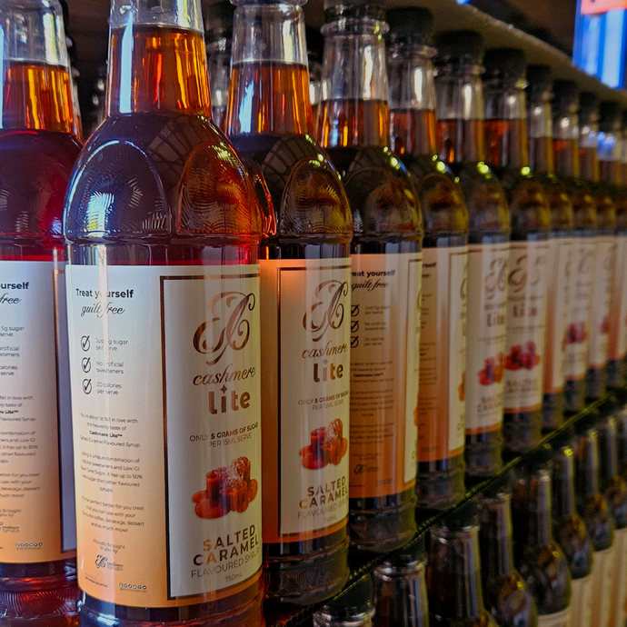 Low Sugar Salted Caramel Syrup | Cashmere Lite Syrups – Cashmere Syrups