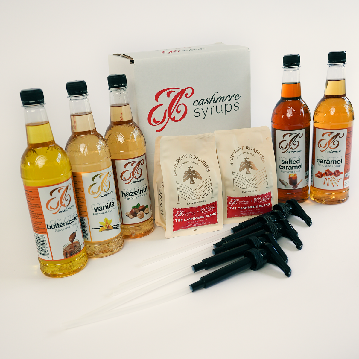 Coffee Lovers Pack – Cashmere Syrups