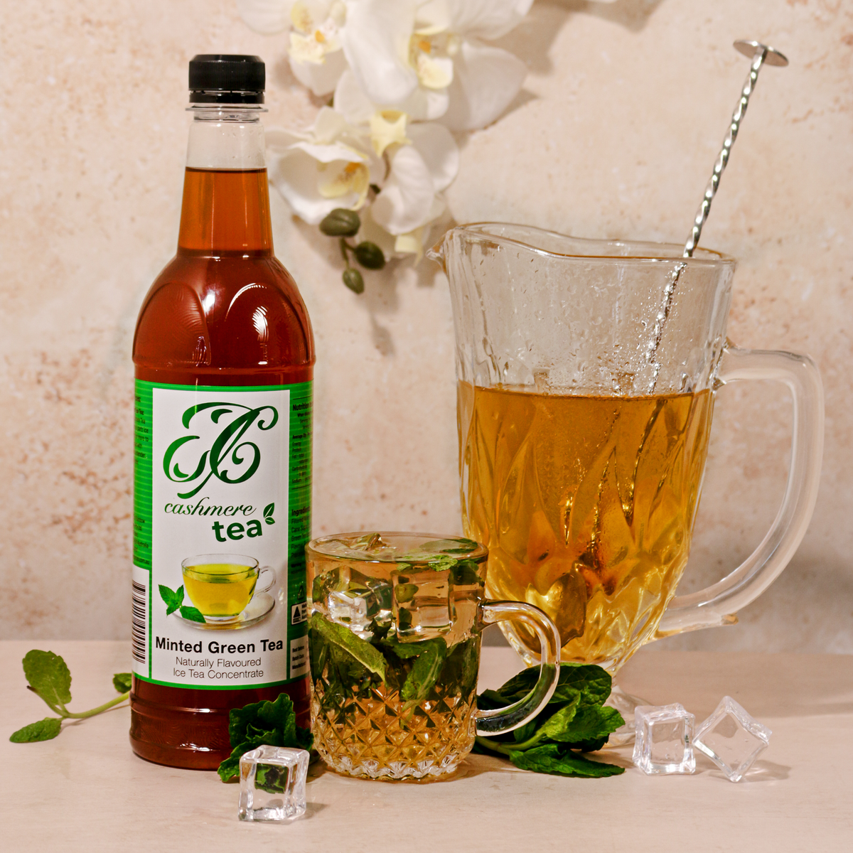Minted Green Iced Tea Concentrate – Cashmere Syrups