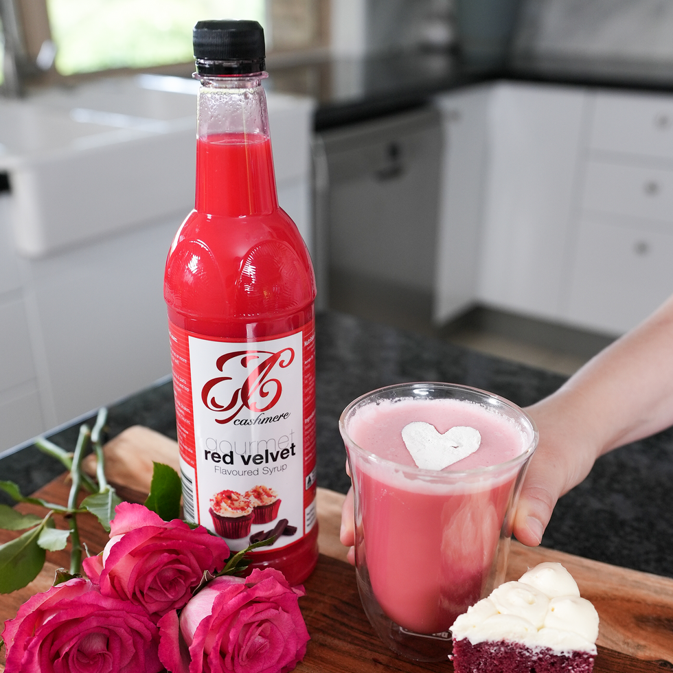 Buy Red Velvet Coffee Syrup – Sweet Decadence – Cashmere Syrups